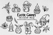 Hand drawn Easter gnomes and flowers, an Illustration by Gennadi ...