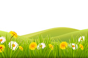 Spring nature background, a Texture Illustration by ecco