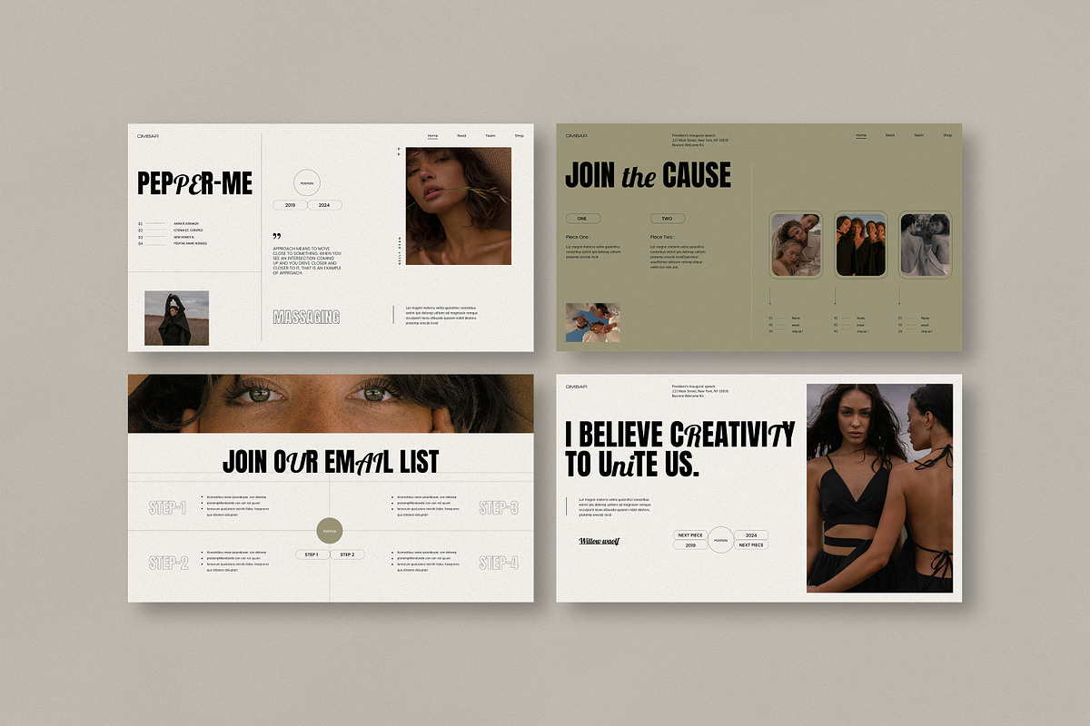 UI Kit and Web Theme Guide, a Presentation Template by GoldenPixelStudio