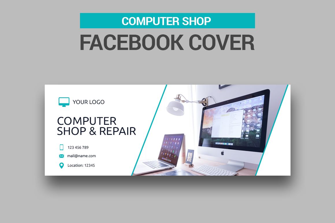 Computer Shop - Facebook Cover, a Social Media Template by Creatricks