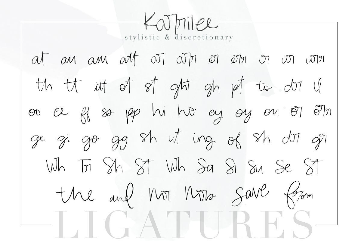Karrilee - Handwritten Brush Font, a Script Font by KA Designs