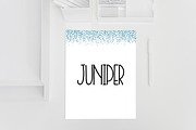 Juniper, a Sans Serif Font by OnTheSpotStudio | Creative Market