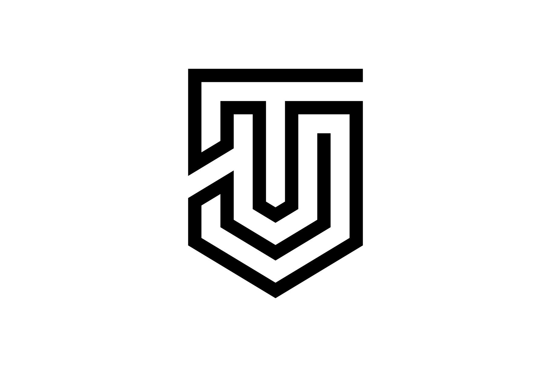 Monogram Letter TJ Shield Logo, a Branding & Logo Template by ...