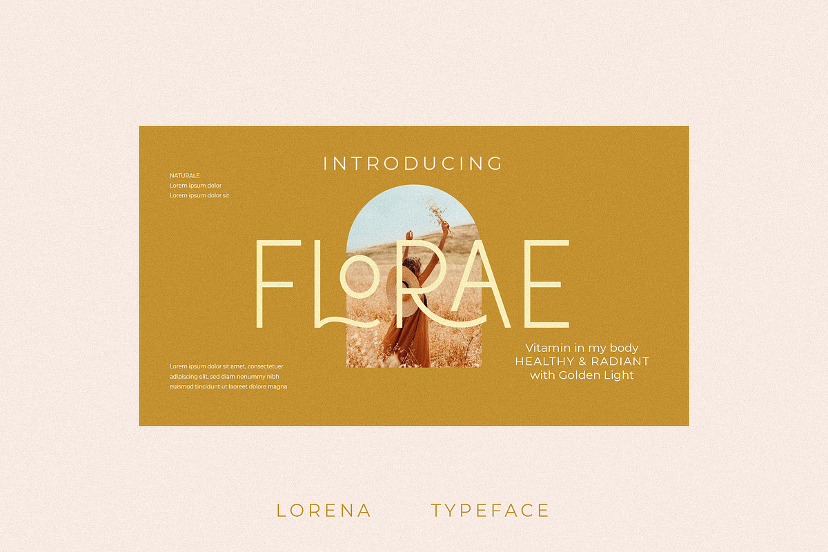 Lorena Typeface, a Sans Serif Font by Creative Corner