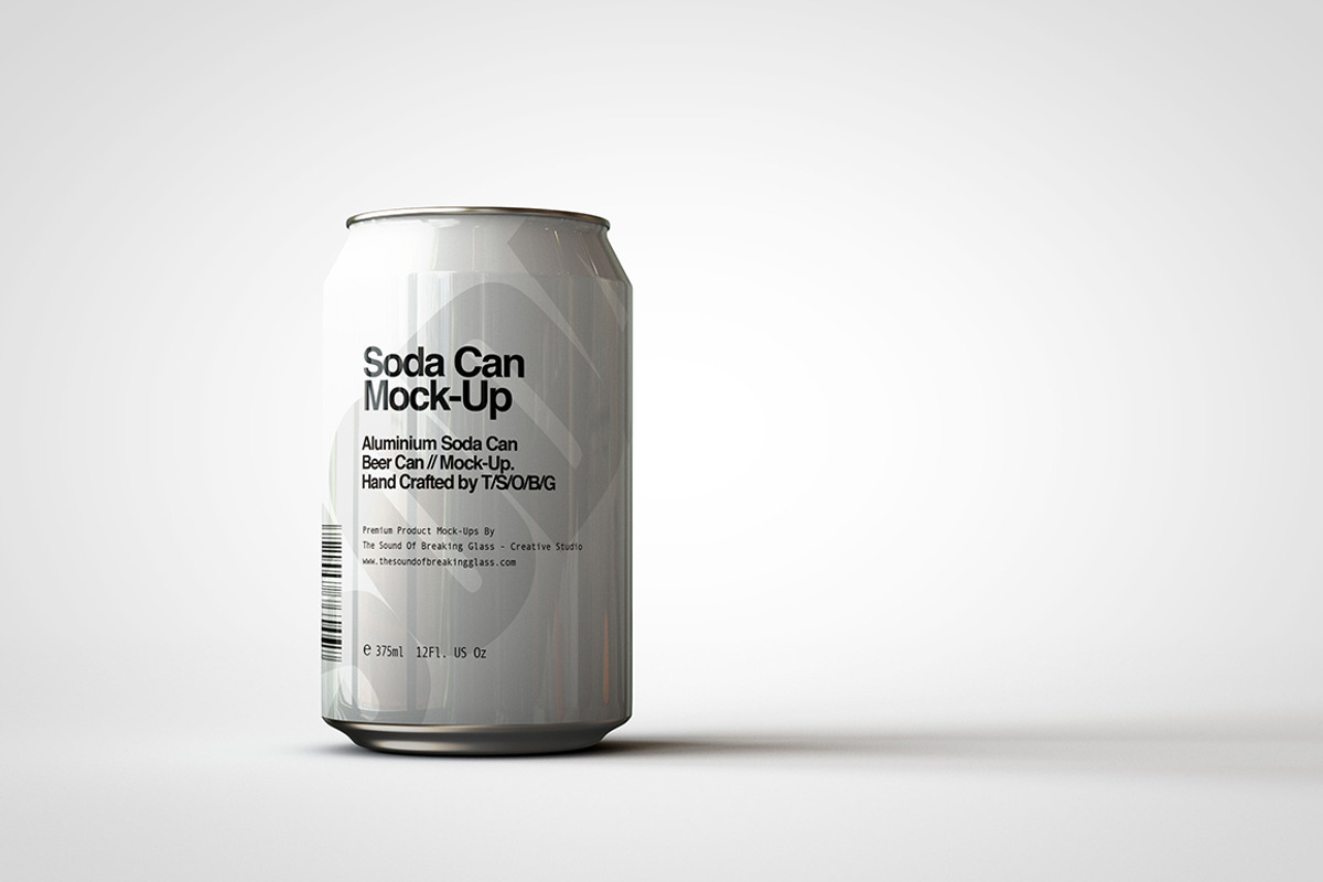Soda Can | Beer Can Mock-Up 1, a Product Mockup by TSOBG