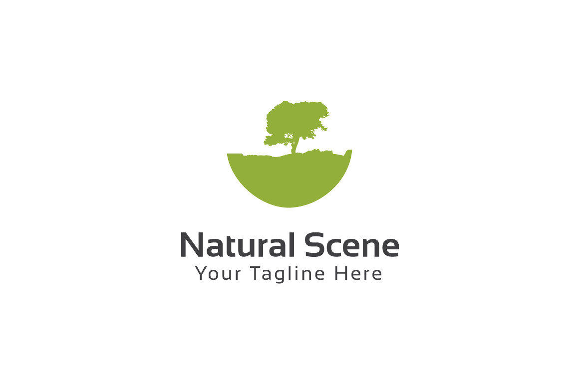 Natural Scene Logo Template, a Branding & Logo Template by Logo20