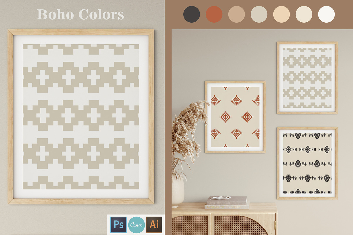 30 Minimal Southwestern Patterns, a Pattern Graphic by Katrinelly