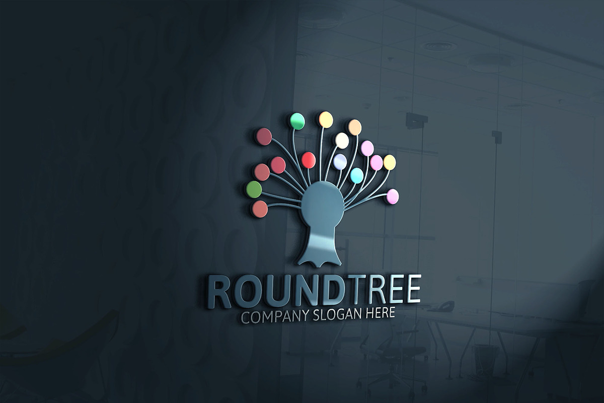Round Tree Logo, a Branding & Logo Template by Josuf Media