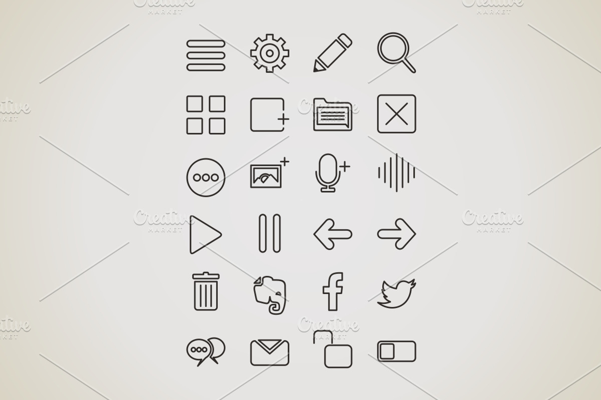 Web outline icon, an Icon by Vector | Creative Market
