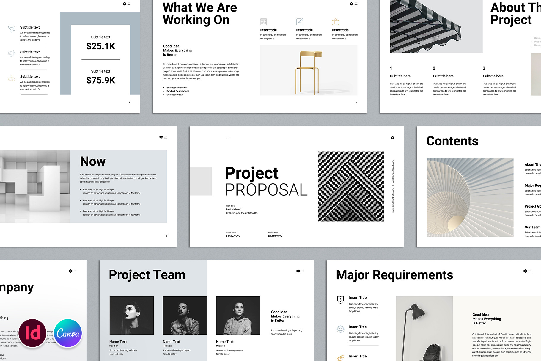 Project Proposal Presentation Layout, a Presentation Template by ...