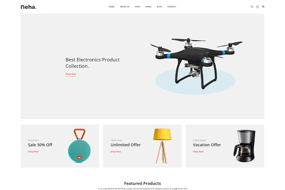 Minimal eCommerce HTML Template RTL, a Bootstrap Template by HasThemes