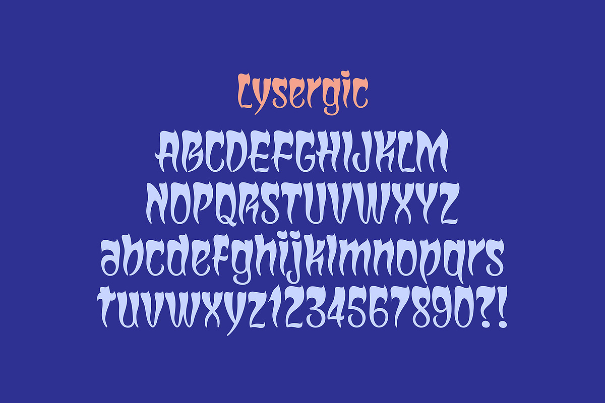 Lysergic Font
