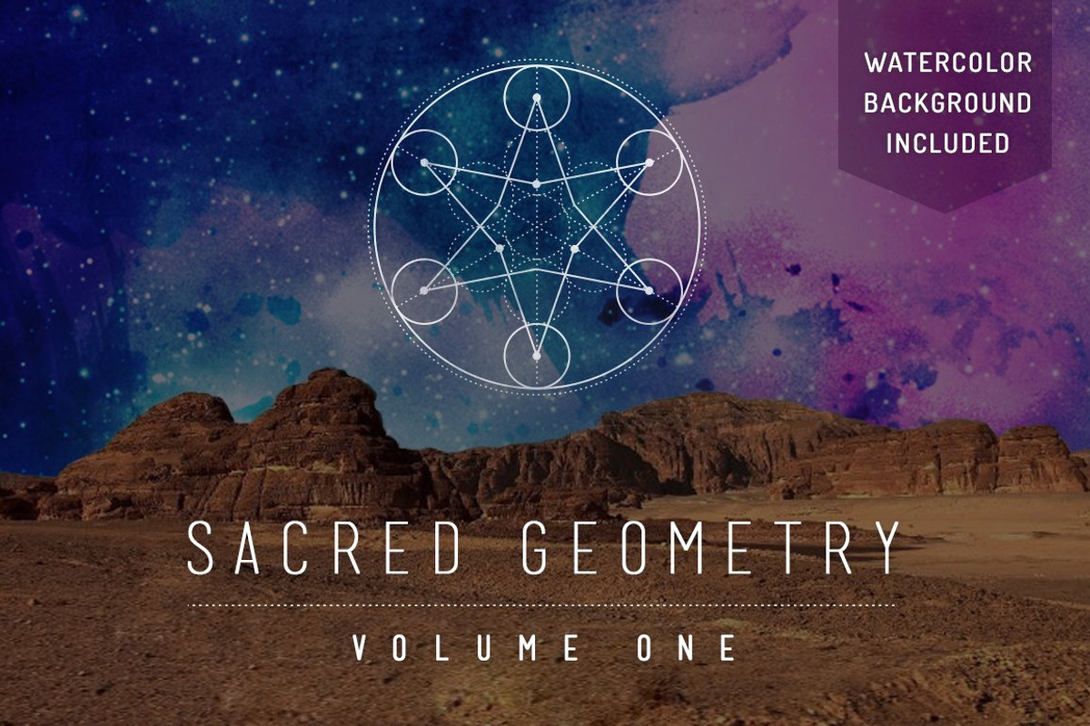 Sacred Geometry Vector Bundle, an Illustration by S K Y B O X