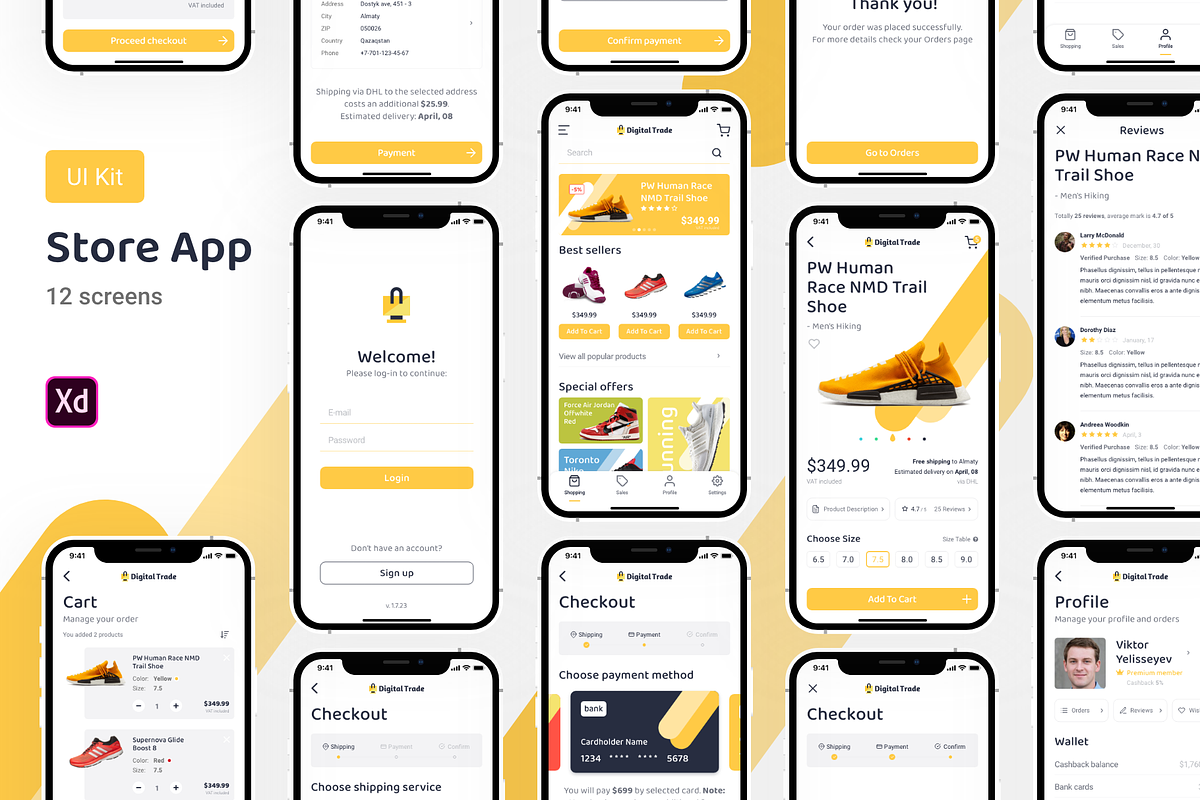 Store Mobile App, an App Template by Viktor