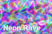 Abstract neon rave backgrounds | Textures ~ Creative Market