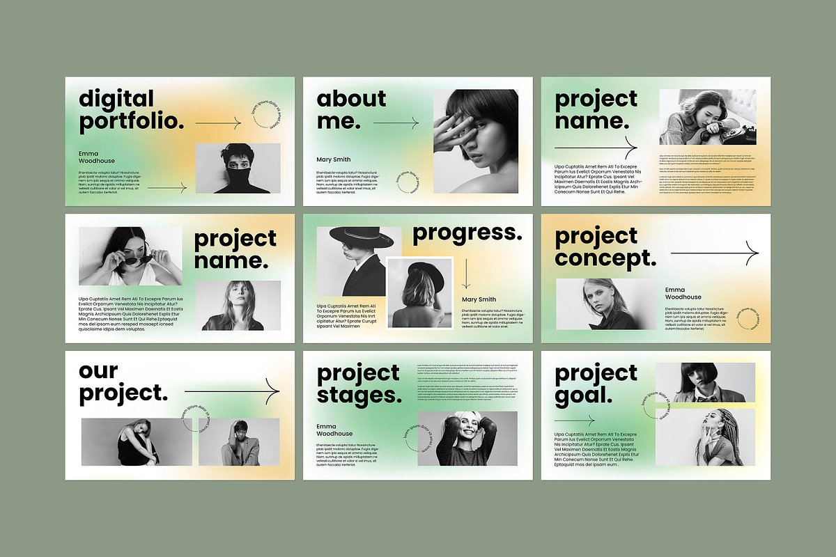 Digital Portfolio Template, a Templates & Theme by evgenystudio