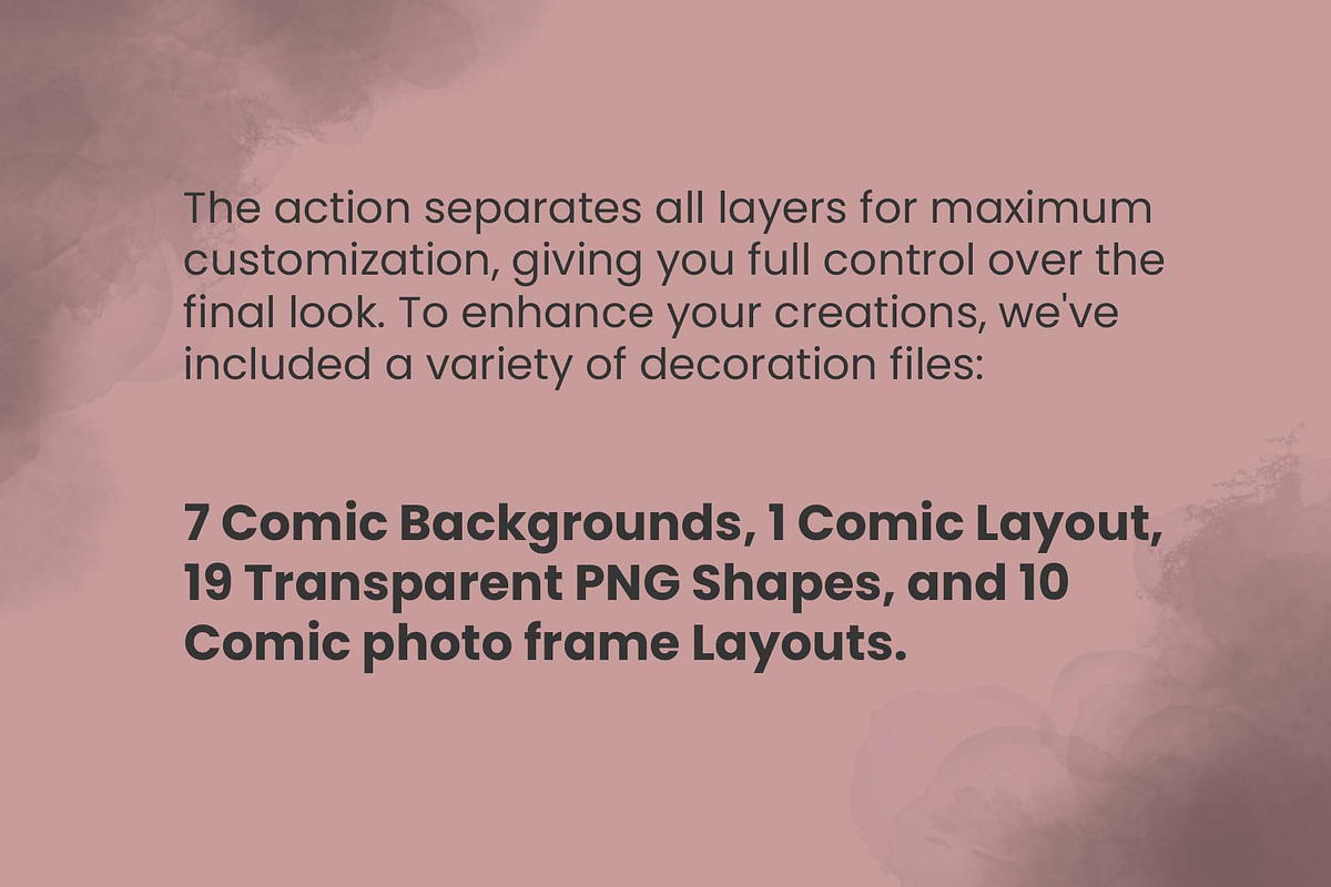 Comic Creator Kit Photoshop Action, an Action Add-On by MRI STUDIO