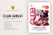 Club Girls 1 | Flyer Templates ~ Creative Market