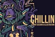 Chillin Illustration, an Illustration by badsyxn