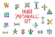 Huge Vector Metaball Set | Graphic Objects ~ Creative Market