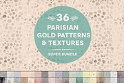 36 Parisian Patterns & Textures, a Texture Graphic by Blixa 6 Studios