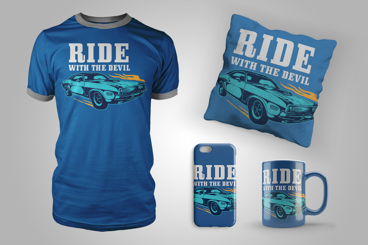 Ride With Devil, an Illustration by TSV Art Collective