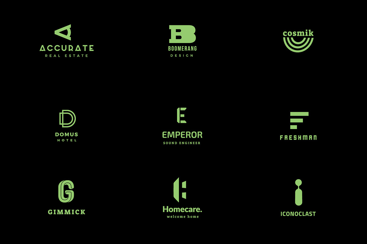 Letter logos template from a to z, a Branding & Logo Template by Nues ...