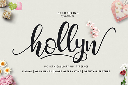 Shirley Script, a Script Font by vanroem