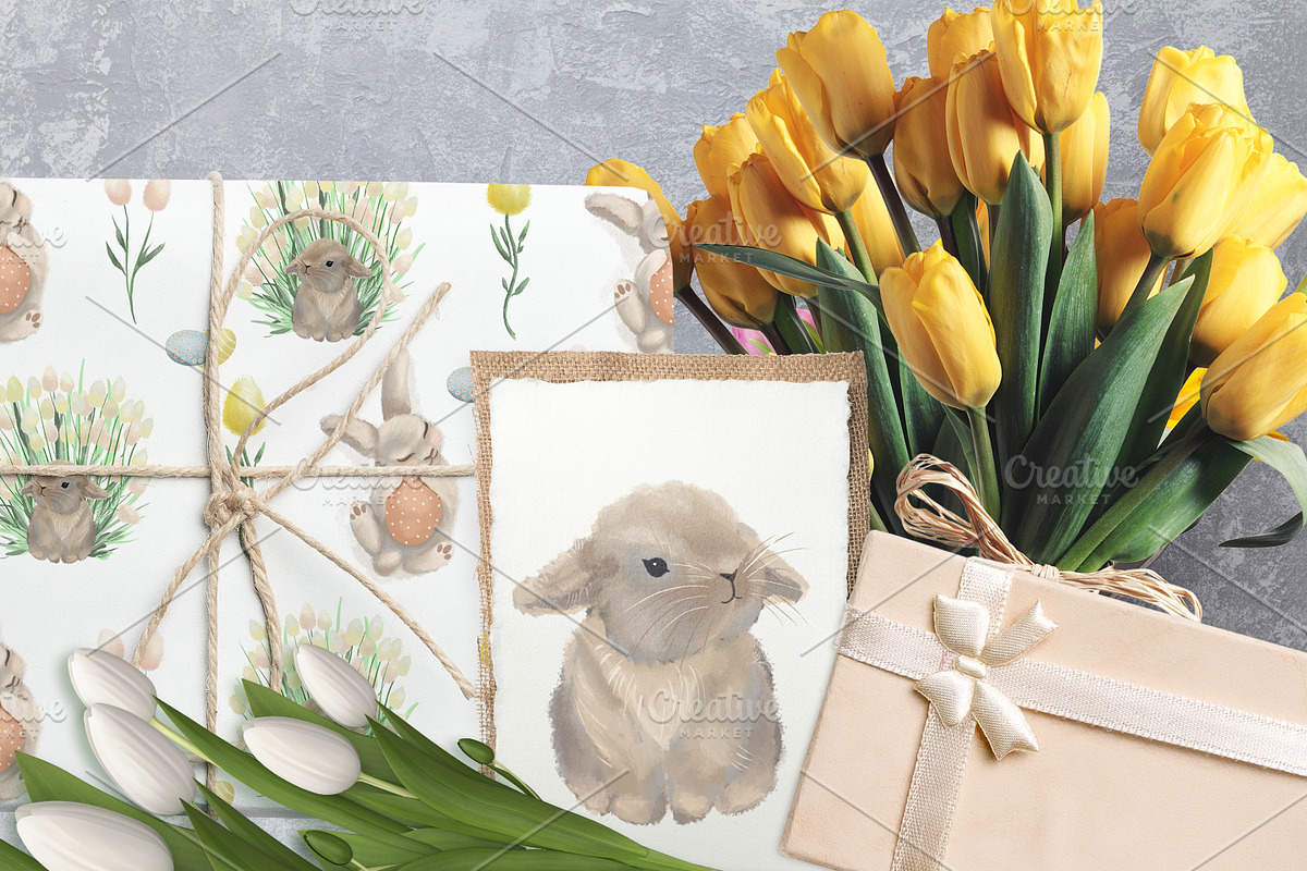 Happy Easter Clip Art Bundle, an Illustration by Lillias Faye