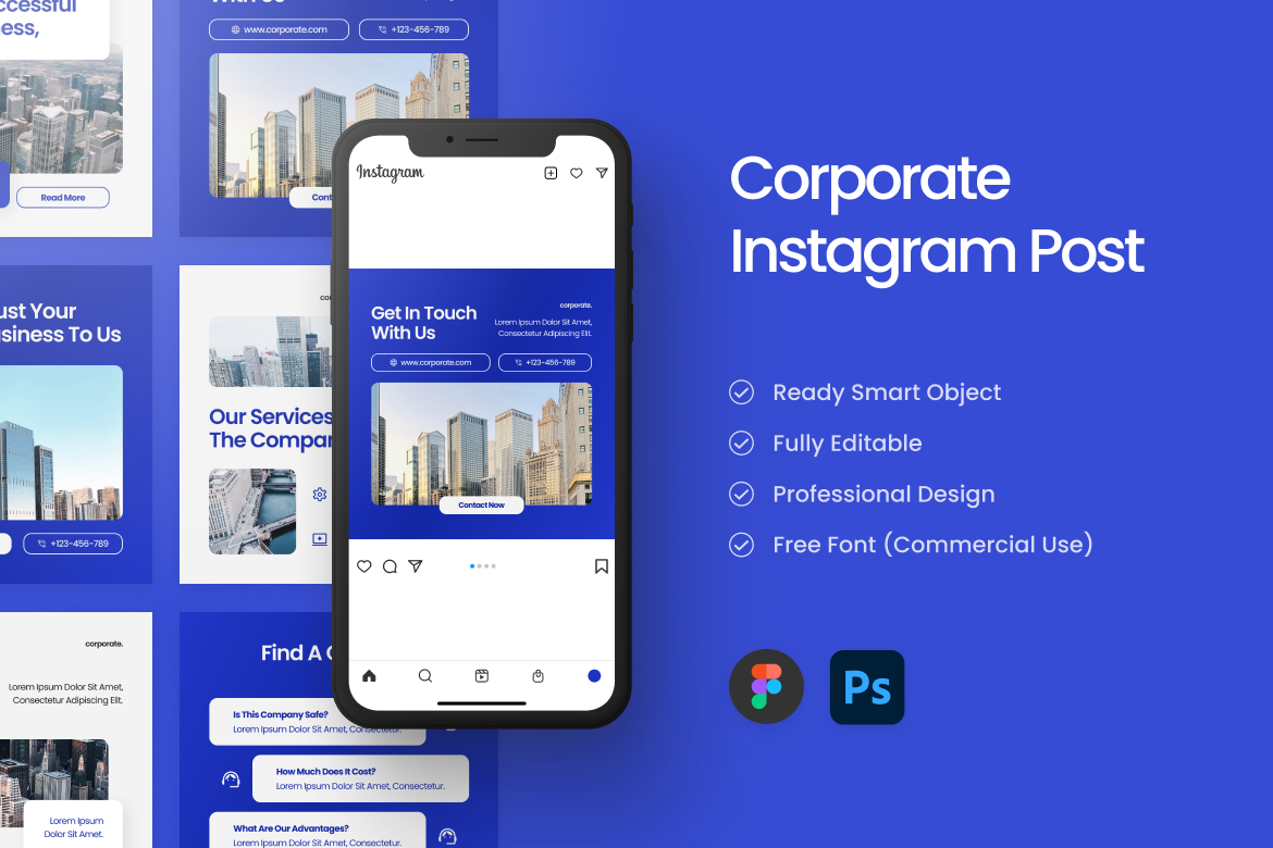 Corporate Instagram Post, a Social Media Template by artism_design