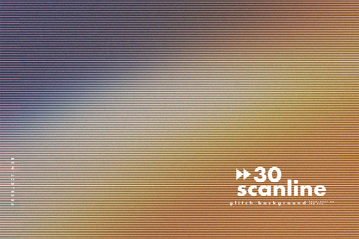 30 Scan lines Glitch Background, a Texture Graphic by freeject.net