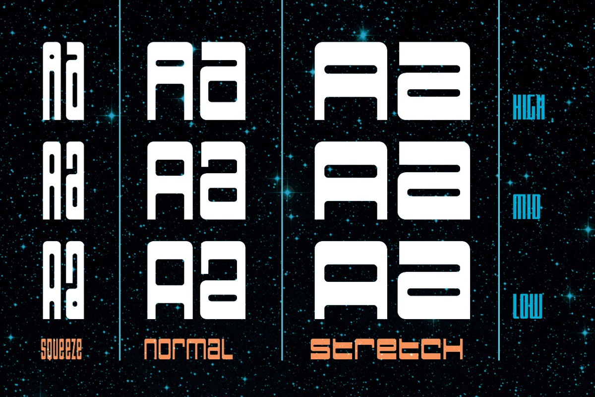 Jetlab Reverse - sci-fi logo font, a Sans Serif Font by Swell Type | Creative Market