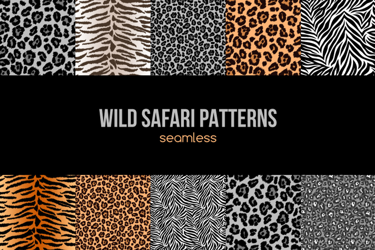 9 Wild Patterns, a Pattern Graphic by kotoffei