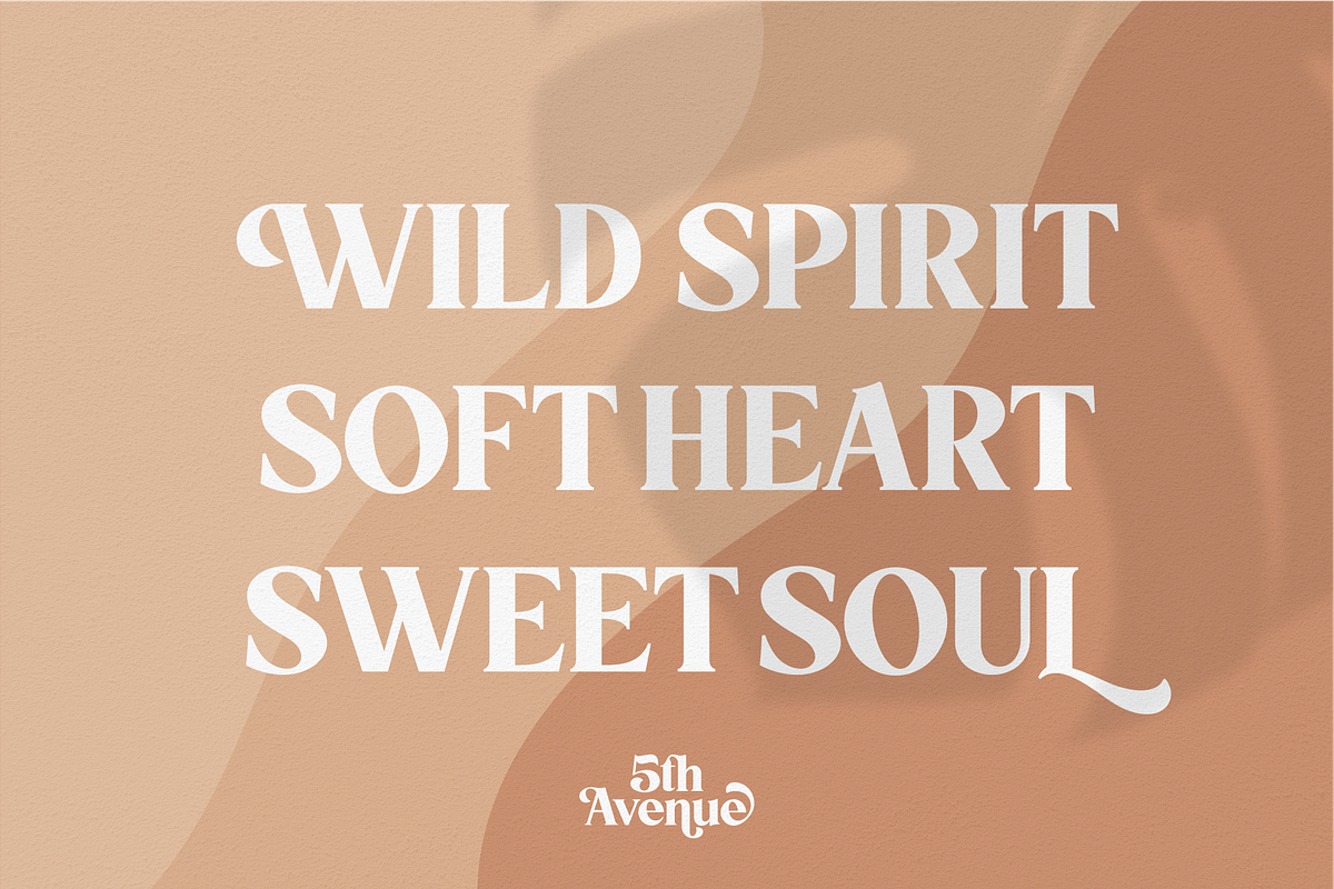 5th Avenue - Fancy Typeface, a Serif Font by 50Fox