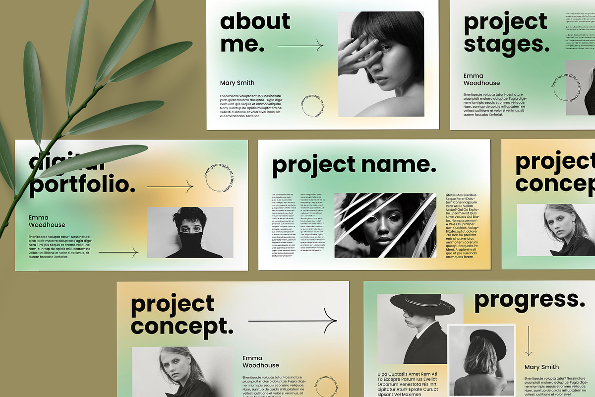 Digital Portfolio Template, a Templates & Theme by evgenystudio