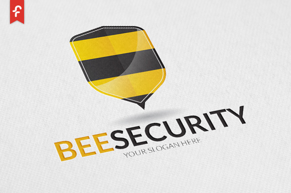 Bee Security Logo, a Branding & Logo Template by ft.studio