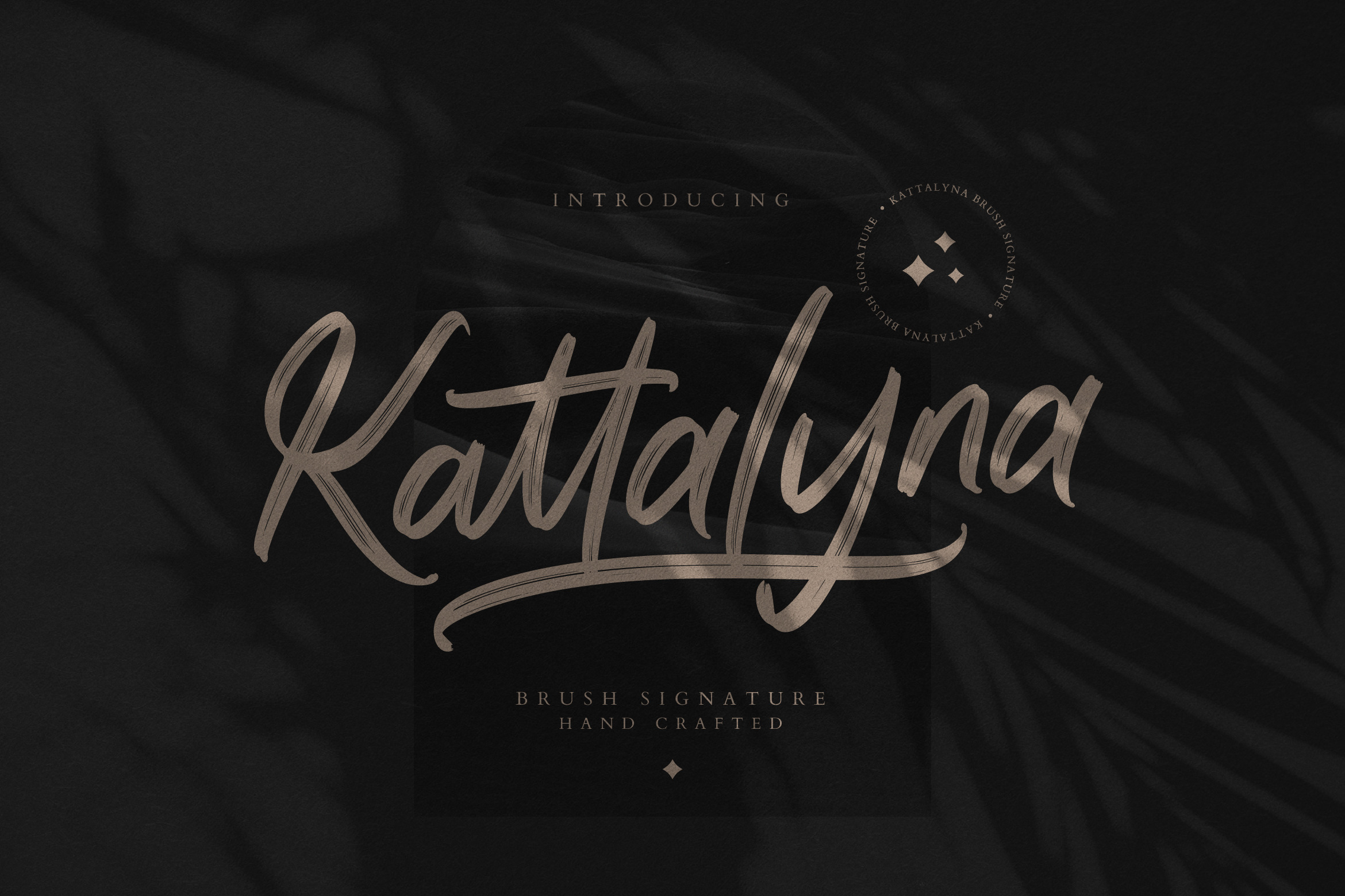 Kattalyna Brush Signature, a Script Font by Creatype Studio
