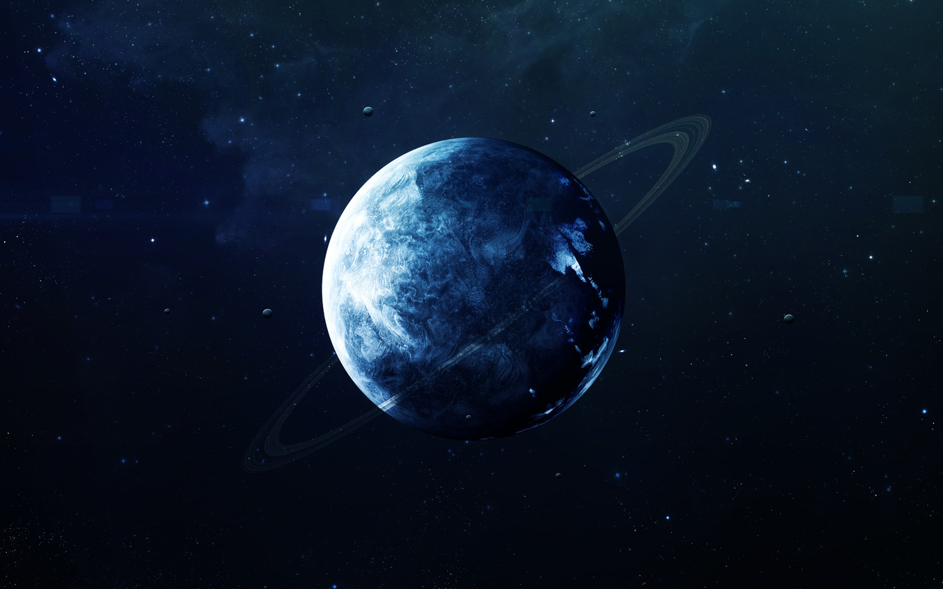 Neptune high resolution beautiful art presents planet of the solar ...
