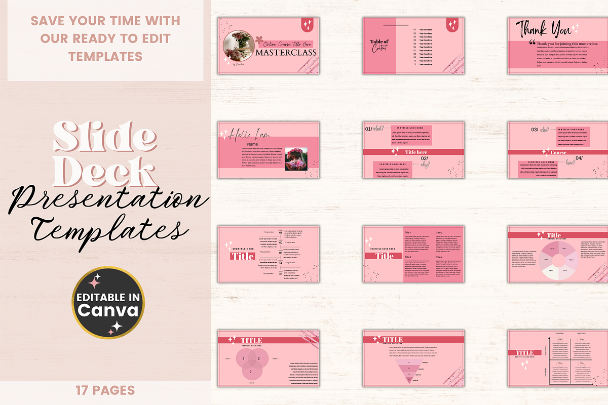 Masterclass Slide Deck Template