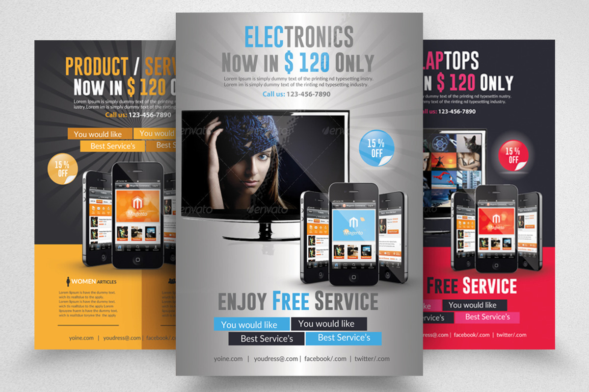 Product Flyer Template, a Flyer Template by Psd Templates