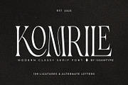 Komrile-Serif Font