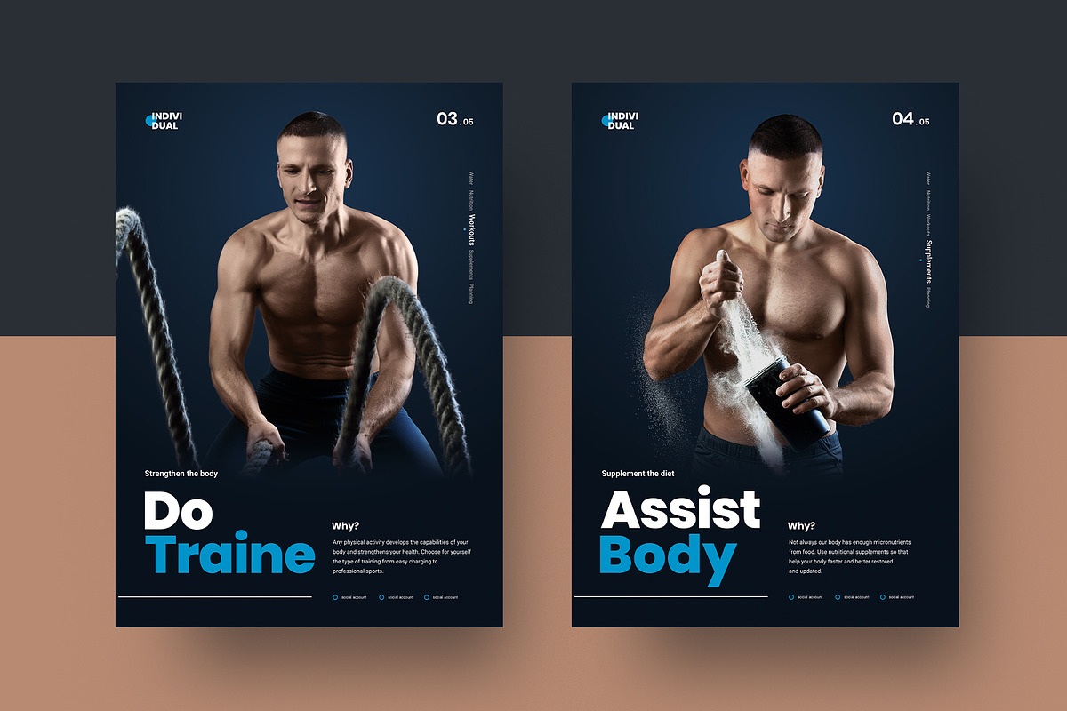 5 Healthy Body Basics Posters | Creative Market