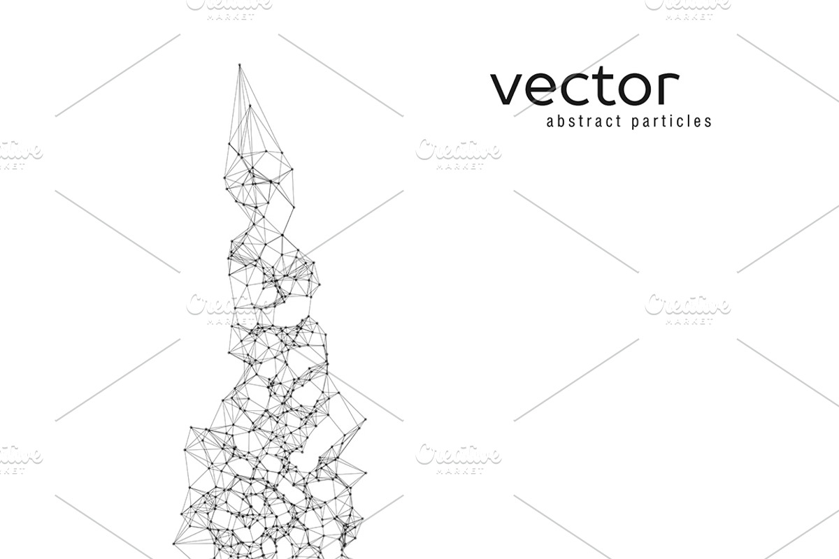 Abstract vector sci-fi elements, an Illustration by Julvil