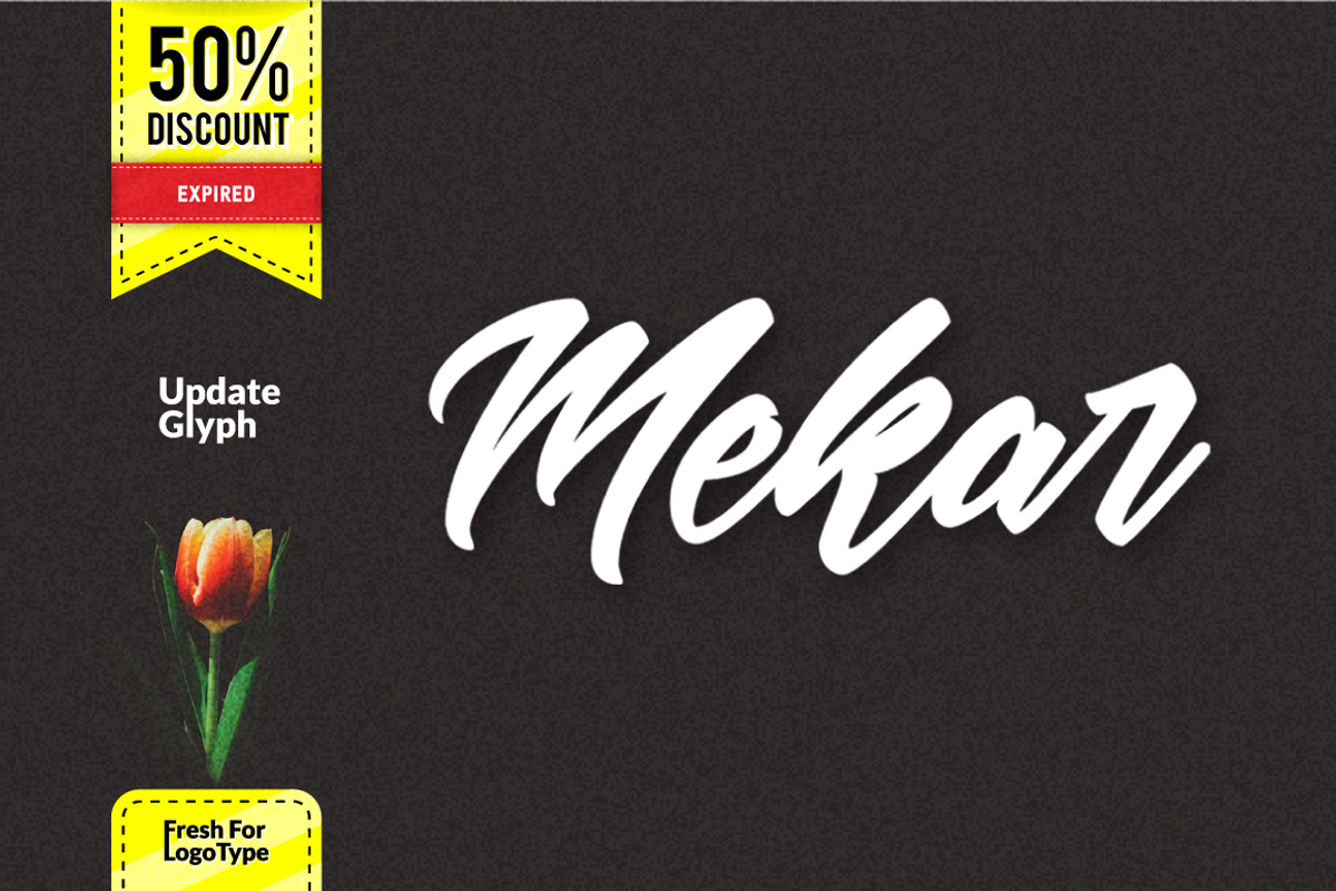 Mekar - Logotype, a Script Font by ShowUp! Studio