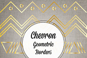 Gold Chevron Borders Vector and PNG, an Illustration by TheBlogLoft