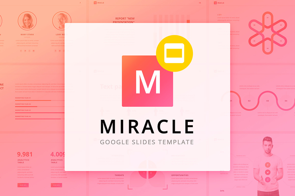 Miracle Google Slides Template, a Presentation Template by HiSlide.io