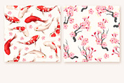 Kohaku Koi Patterns, a Pattern Graphic by GreyLilac | Creative Market