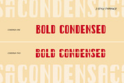 Condensa - Two Styles, a Sans Serif Font by Good Java Studio