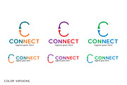 Connect Letter C Logo Template, a Branding & Logo Template by gunaonedesign
