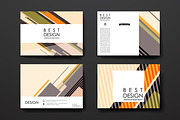 Cards in abstract style | Stationery Templates ~ Creative Market